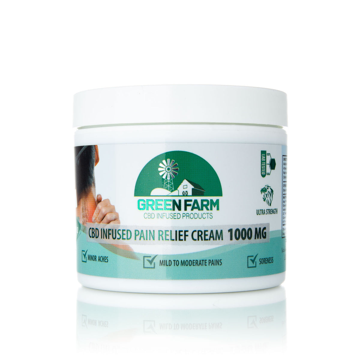 Green Farm CBD Pain Relief Cream - 500mg to 2000mg - Sunset CBD