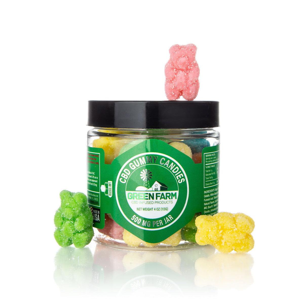 Green Farm CBD Gummies - Assorted Flavors 500mg to 5000mg - Sunset CBD
