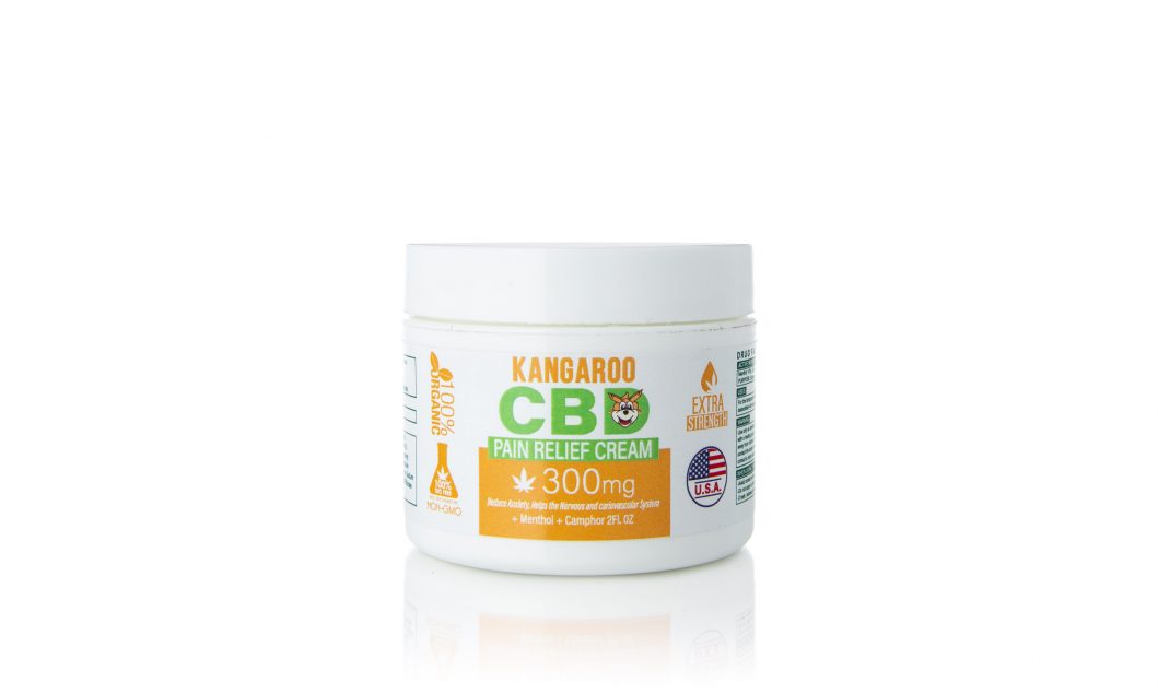 Kangaroo CBD Pain Relief Creams with Menthol and Camphor - 300mg to ...