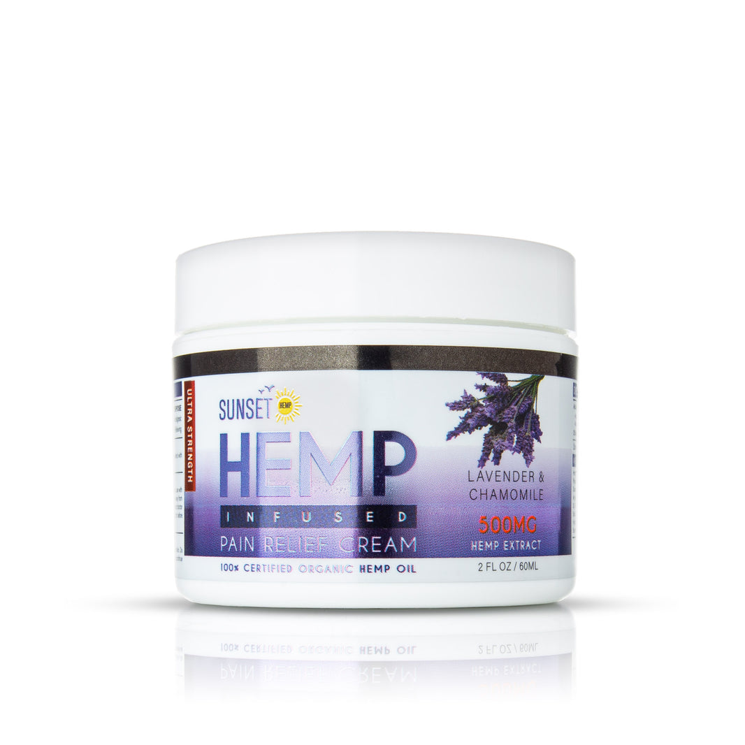 CBD Pain Relief Cream for all types of Pain - Sunset CBD